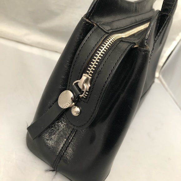 Monsac | Bags | Monsac Black Leather Shoulder Bag | Poshmark